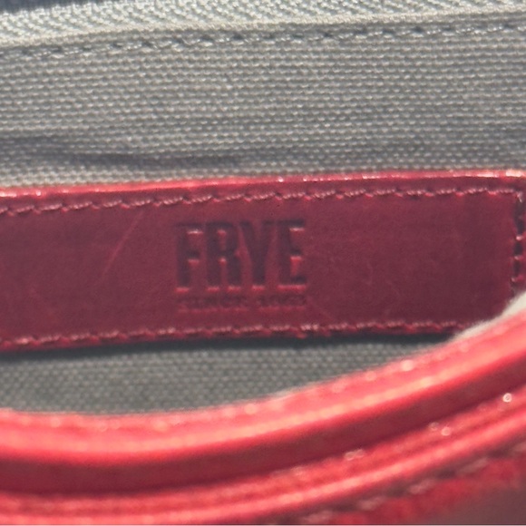 Frye | Bags | Frye Womens Melissa Button Red Saddle Bag Crossbody 0 ...